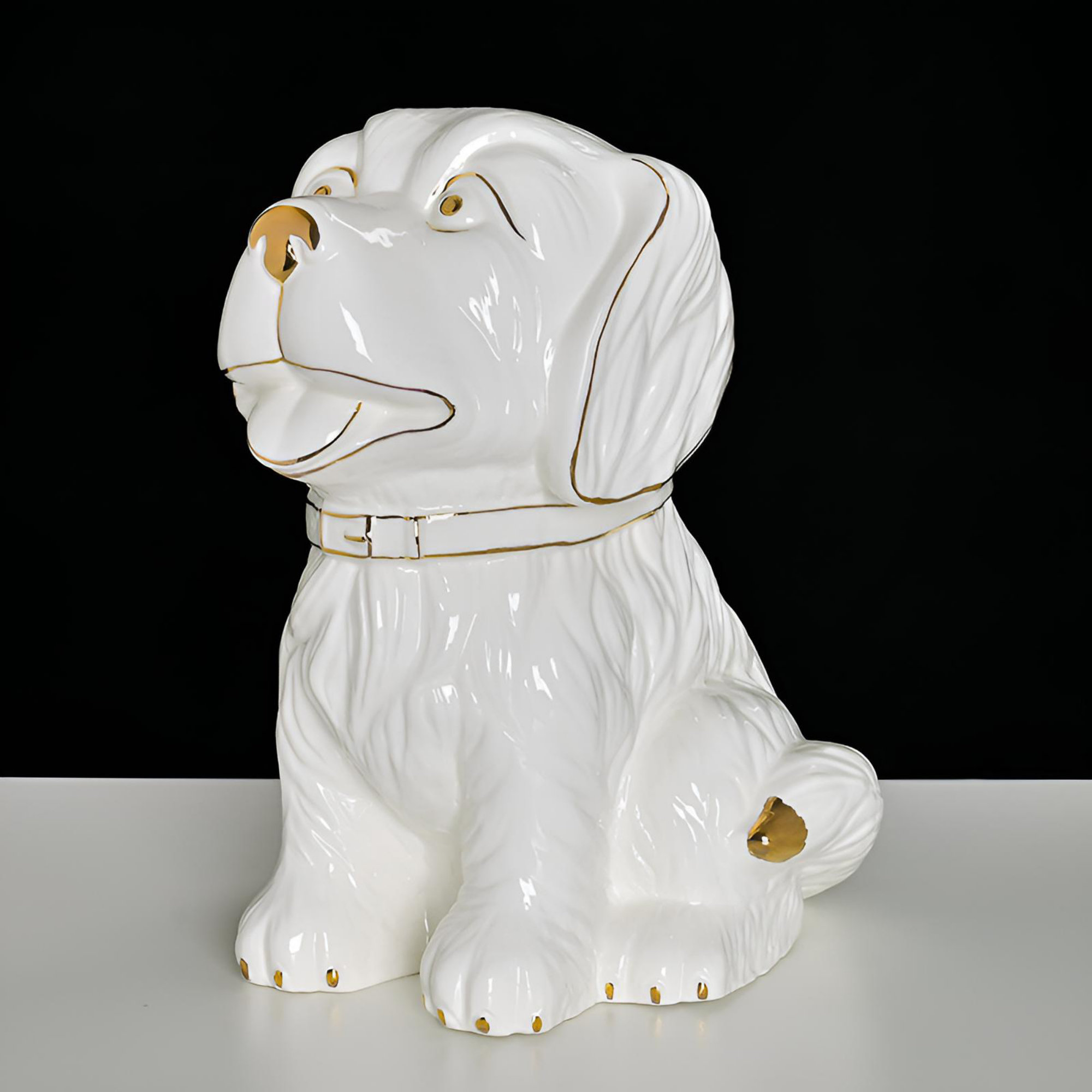 JINXI Charming Ceramic Lucky Dog Display Piece | Wayfair