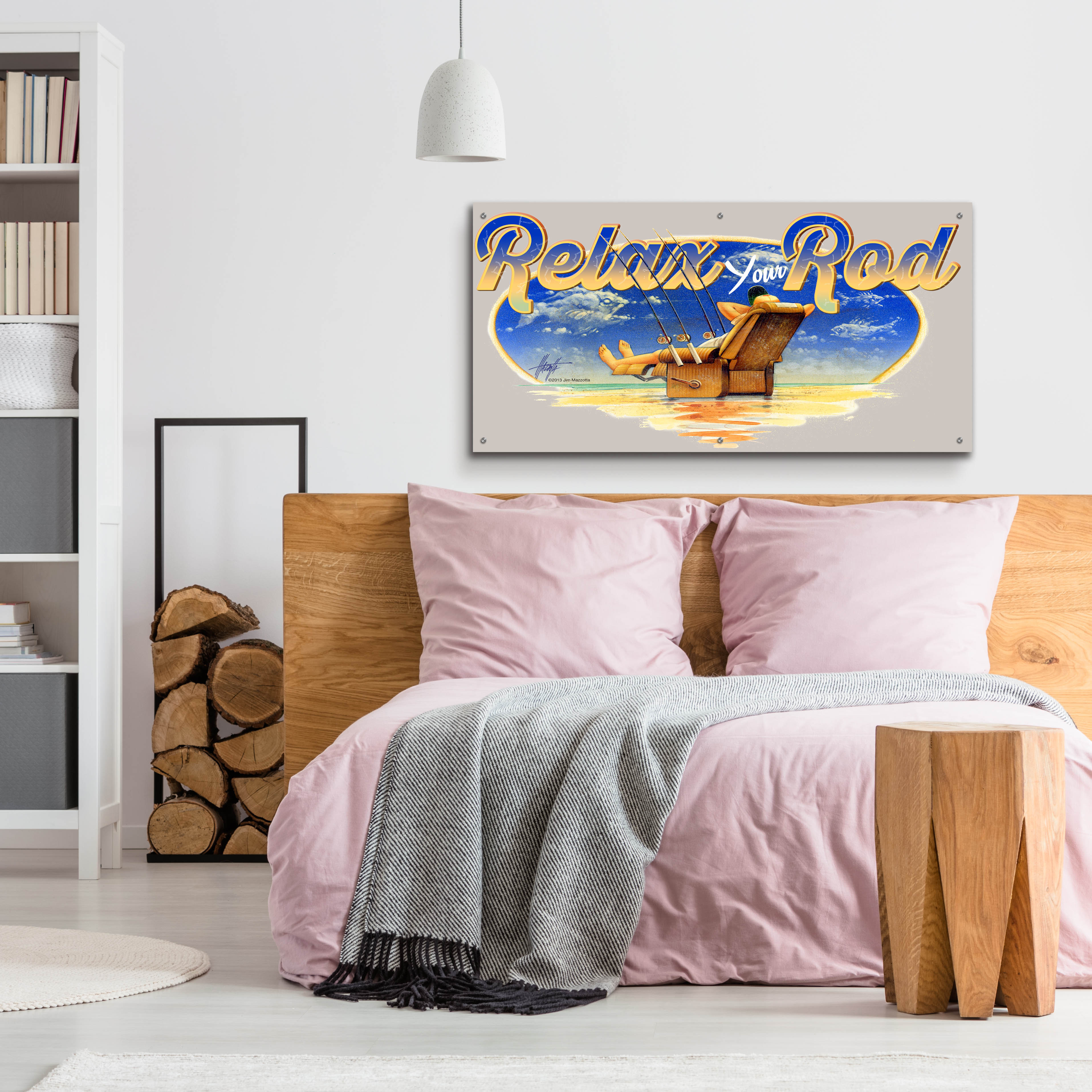 Dovecove 'Relax Rod' by James Mazzotta Acrylic Glass Wall Art | Wayfair