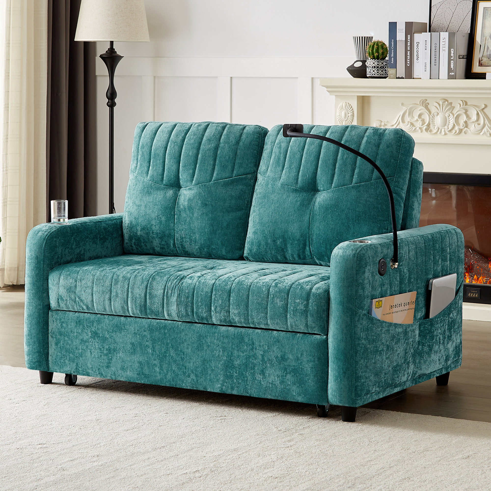 Ebern Designs Versatile Modern Sofa Bed with Advanced Features for ...