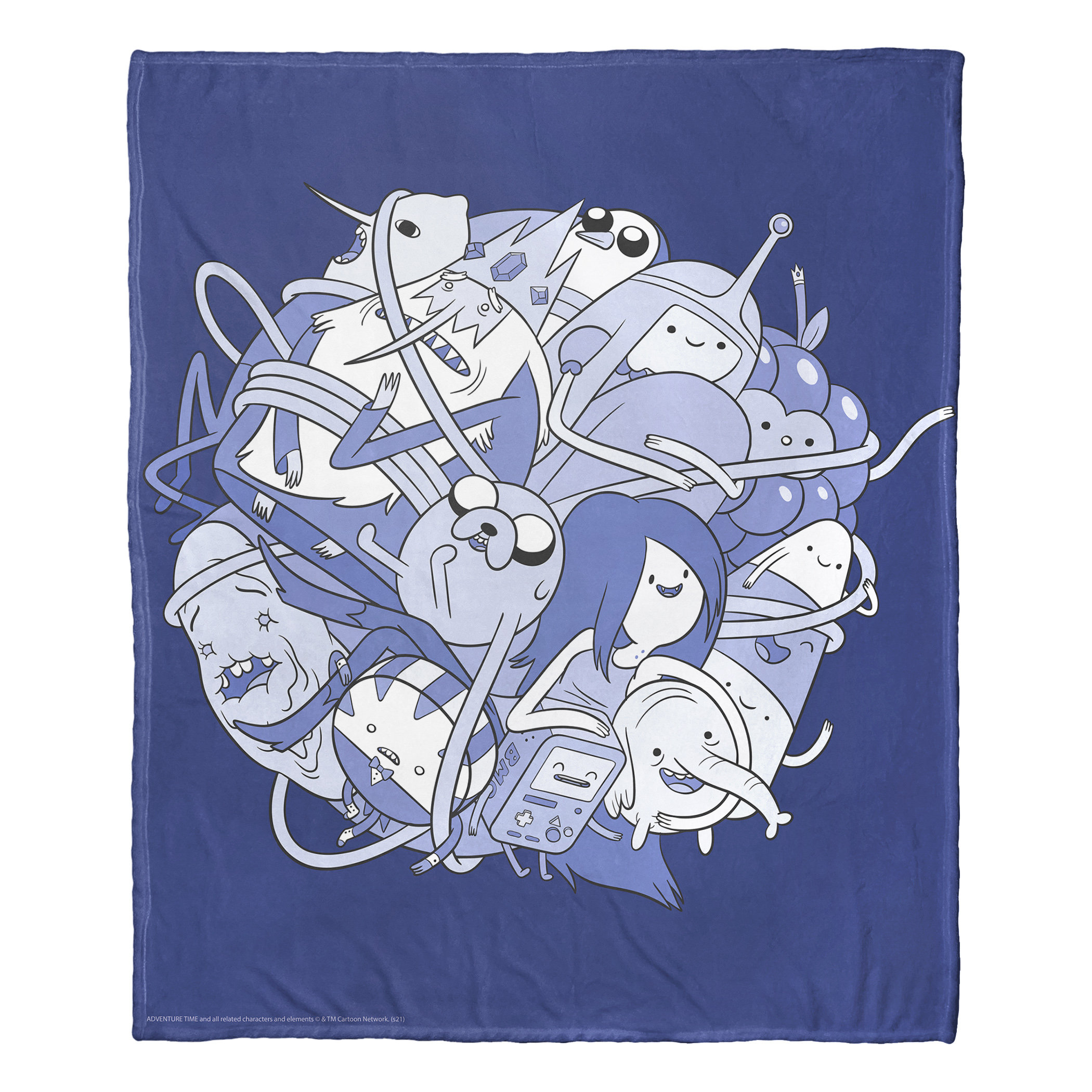 Northwest Cartoon Network Adventure Time Ball Of Fun Silk Touch Throw ...