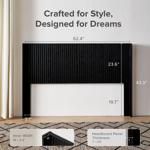 Wingback Headboards You'll Love | Wayfair