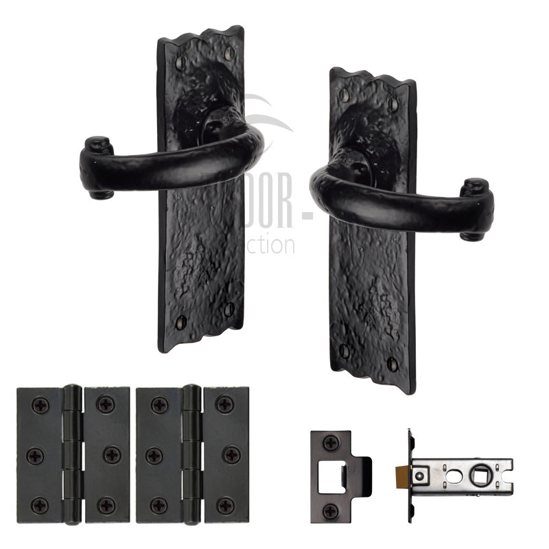 Heritage Brass Colonial Latch Door Handle Kit | Wayfair.co.uk