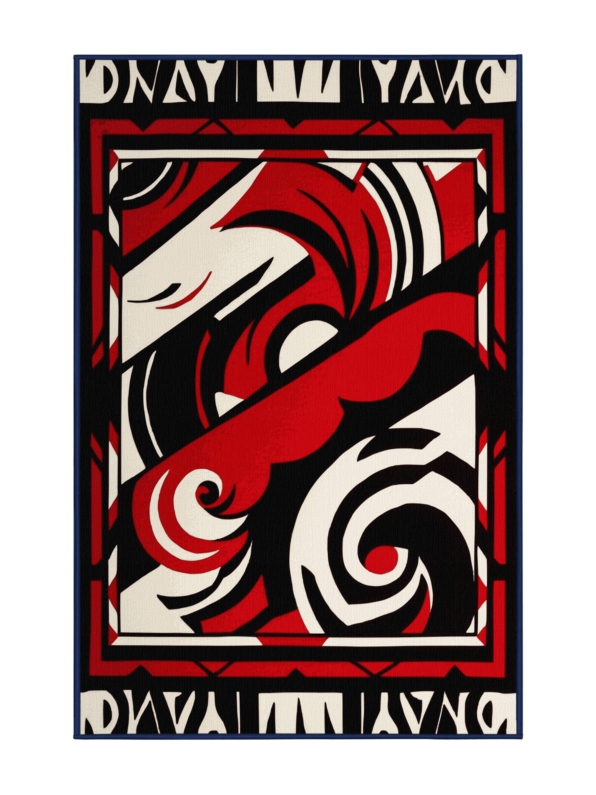 Wrought Studio™ Sinister Swirl Rug | Wayfair