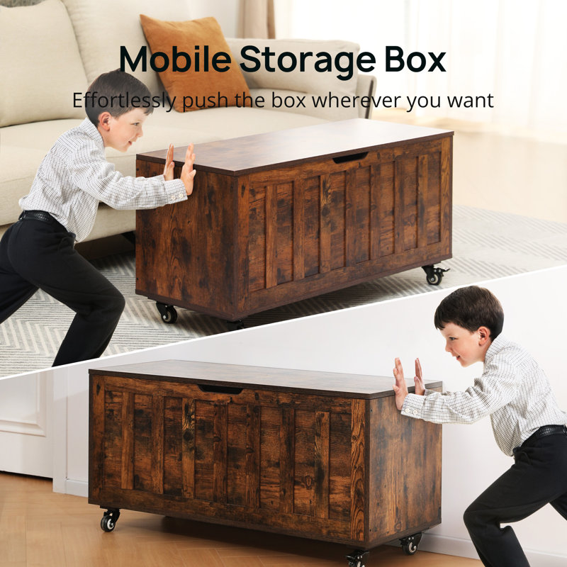 Redwood Rover Jarboe Manufactured Wood Blanket Chest & Reviews | Wayfair