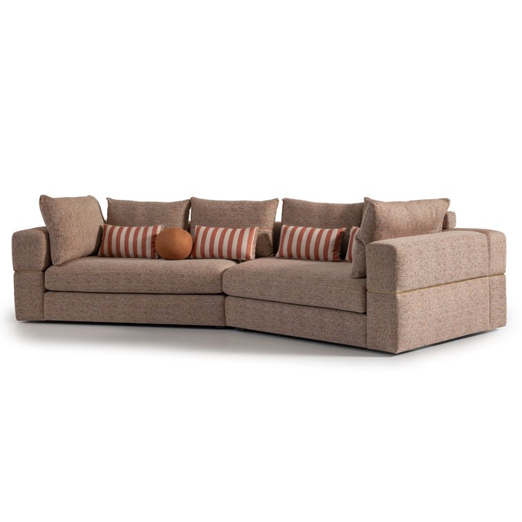 Michael Amini Amora 2 - Piece Upholstered Sectional | Wayfair