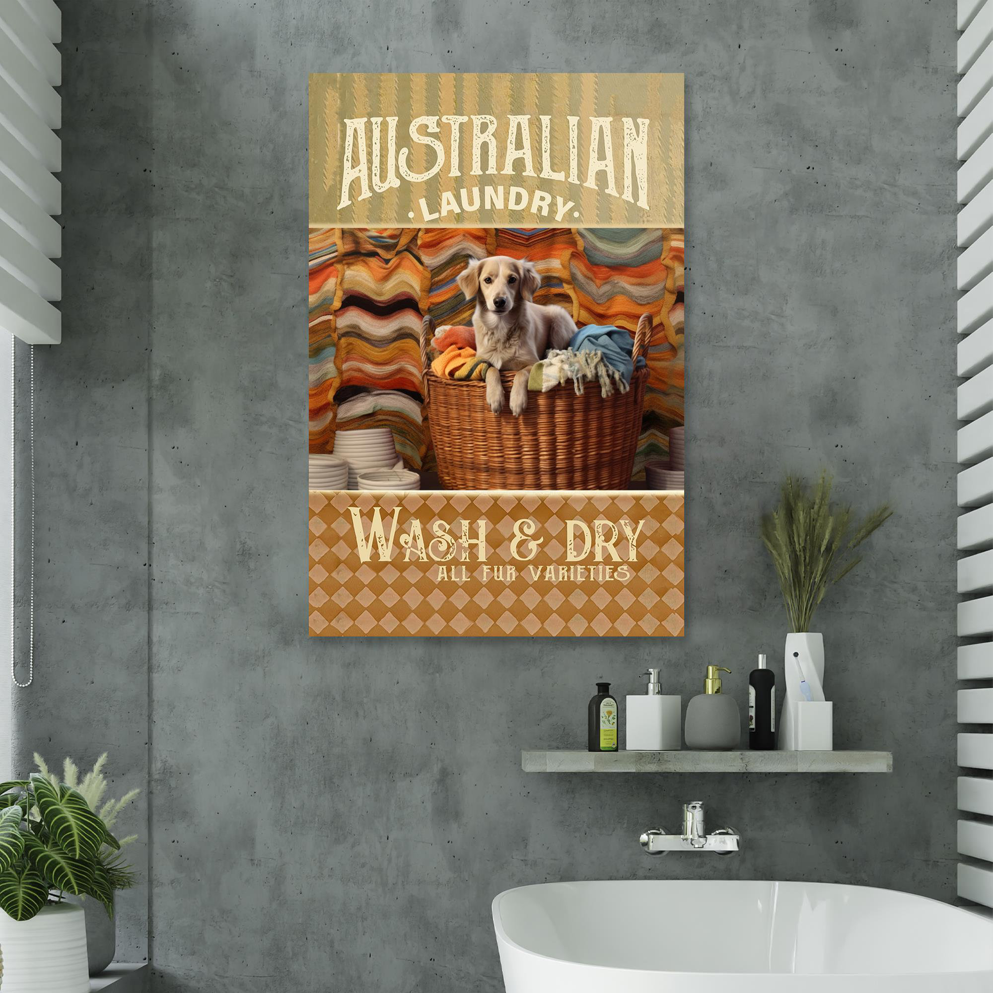 Trinx Australian Laundry On Canvas Graphic Art | Wayfair