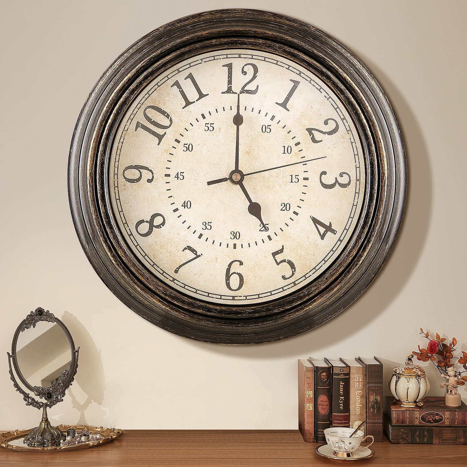Williston Forge Wall Clocks For Living Room Decor & 12 Inch Large Wall ...