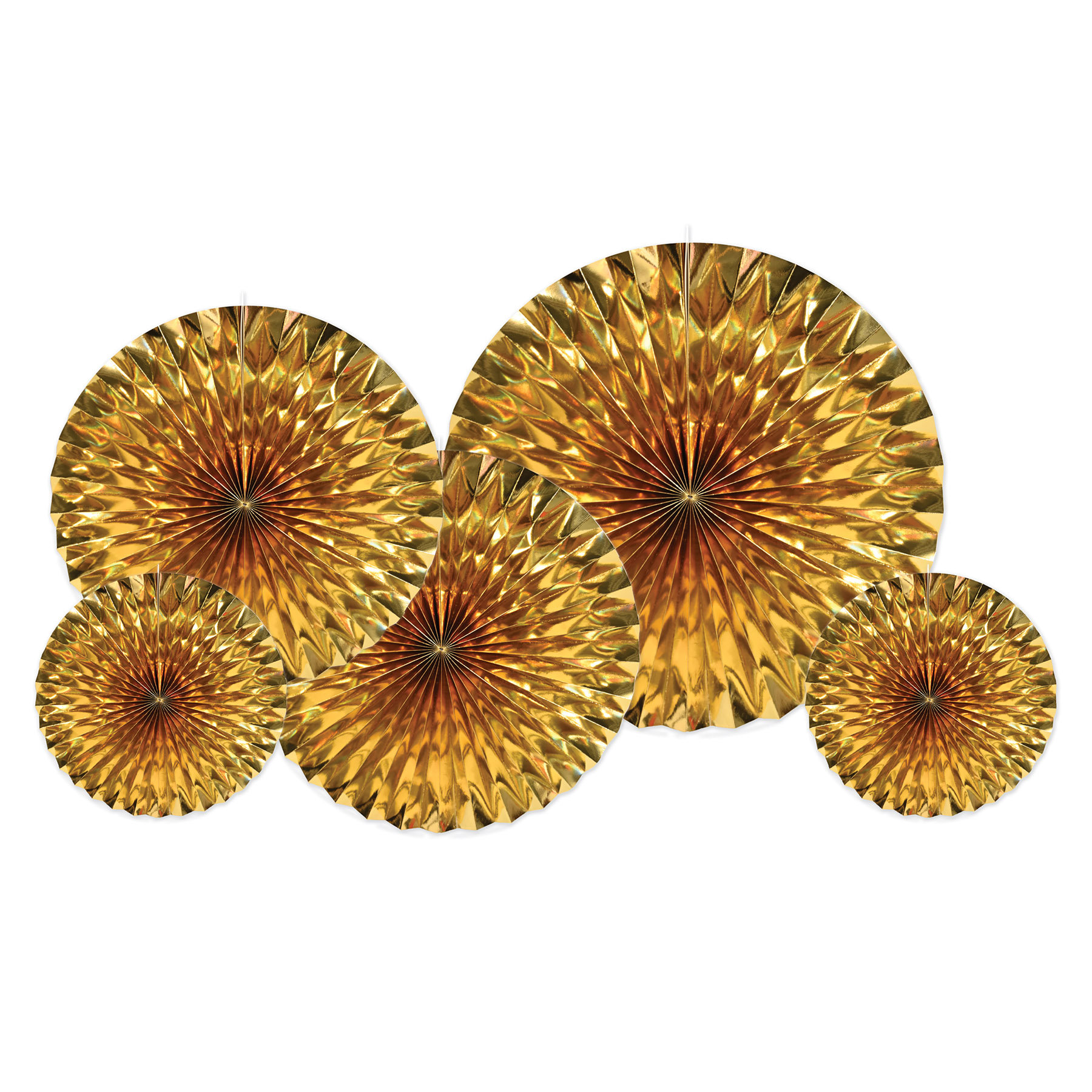 Beistle Metallic Fans - Asstd - Pack of 6 | Wayfair