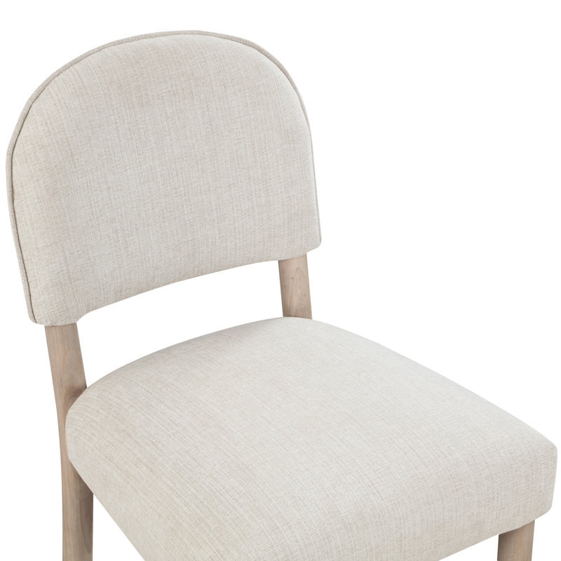 Joss & Main Coleson Upholstered Back Side Chair in Beige & Reviews ...