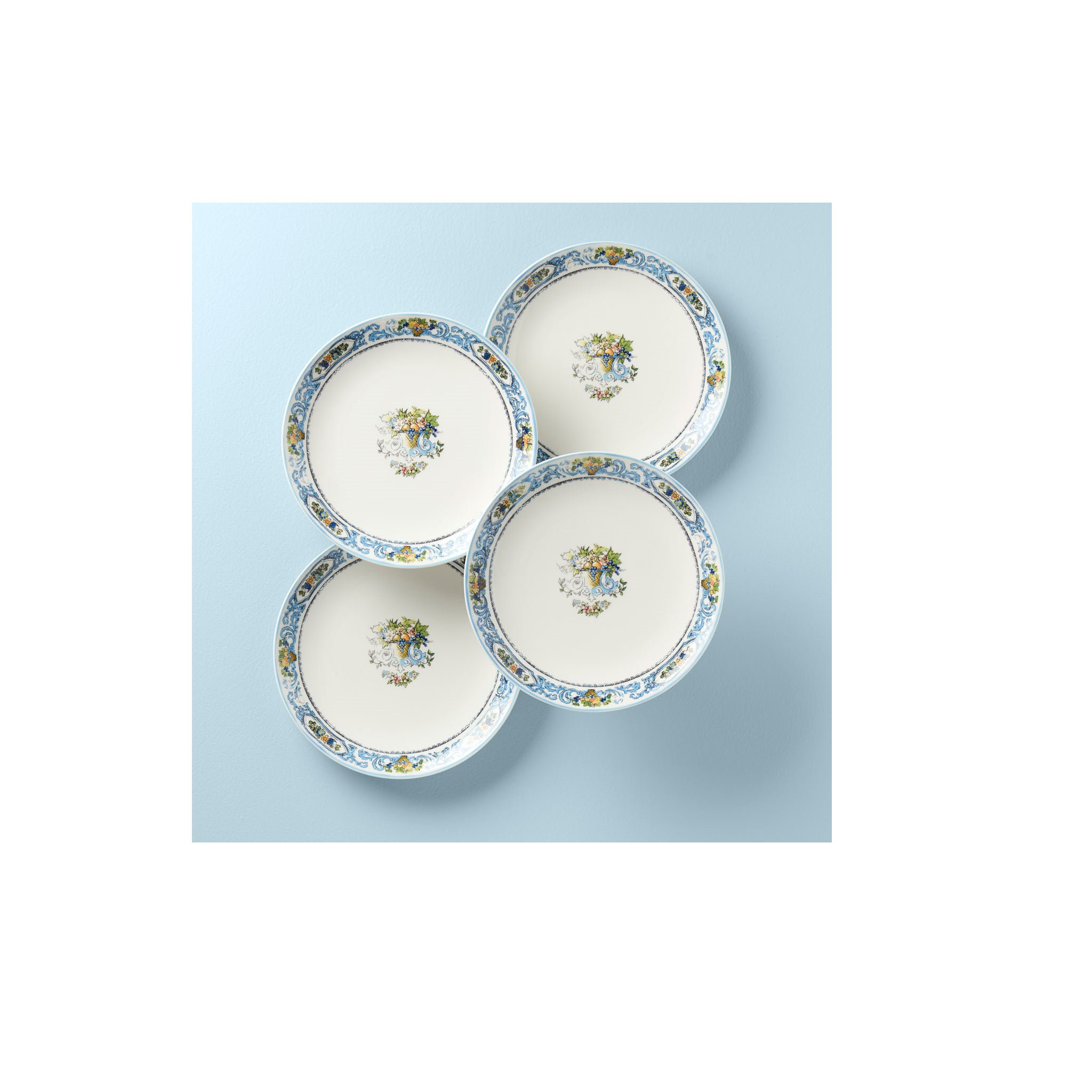 Lenox Autumn Studio 4-Piece Dinner Plate Set | Perigold