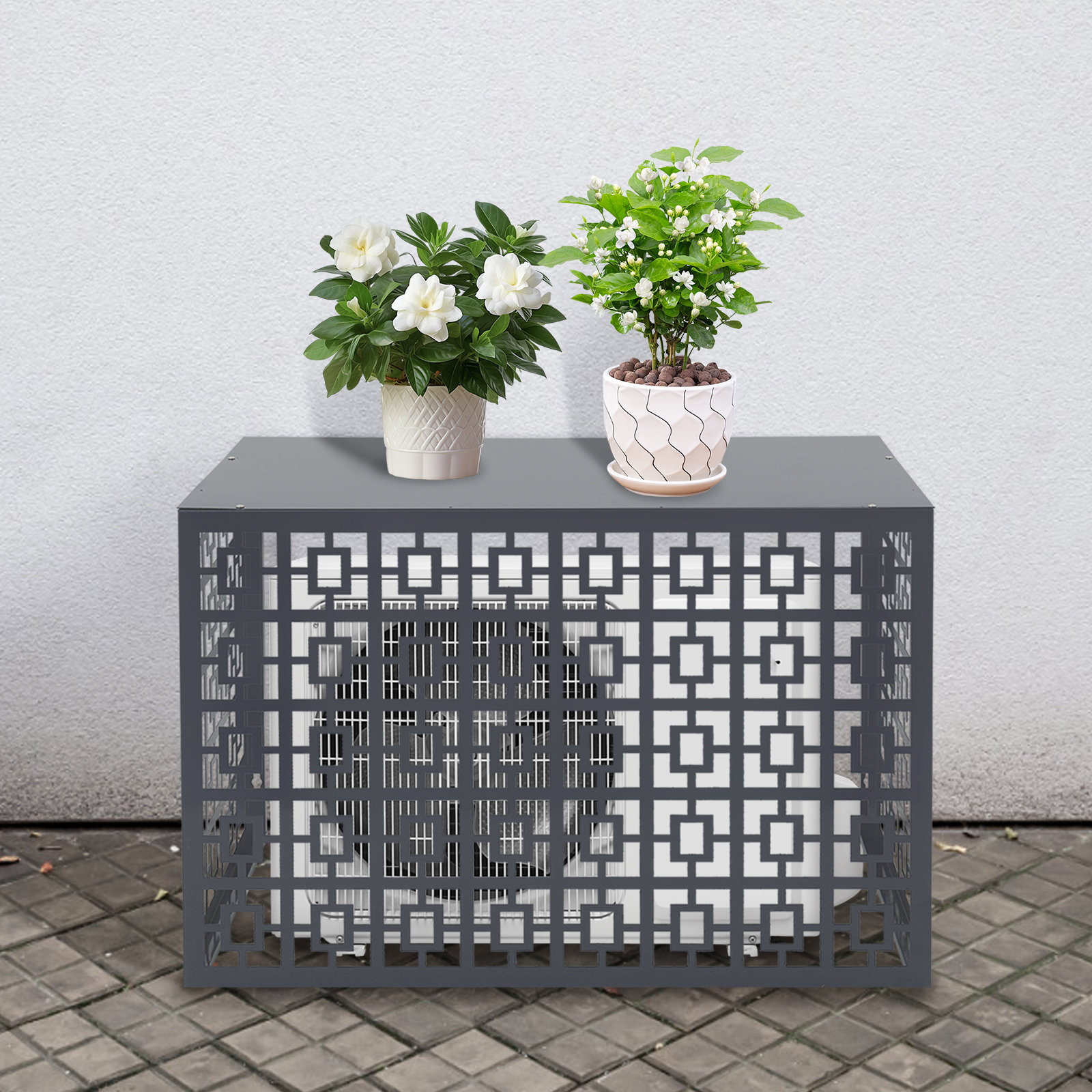 YaoTown Air Conditioner Fence Privacy Fence Cover For A/C Conditioning ...