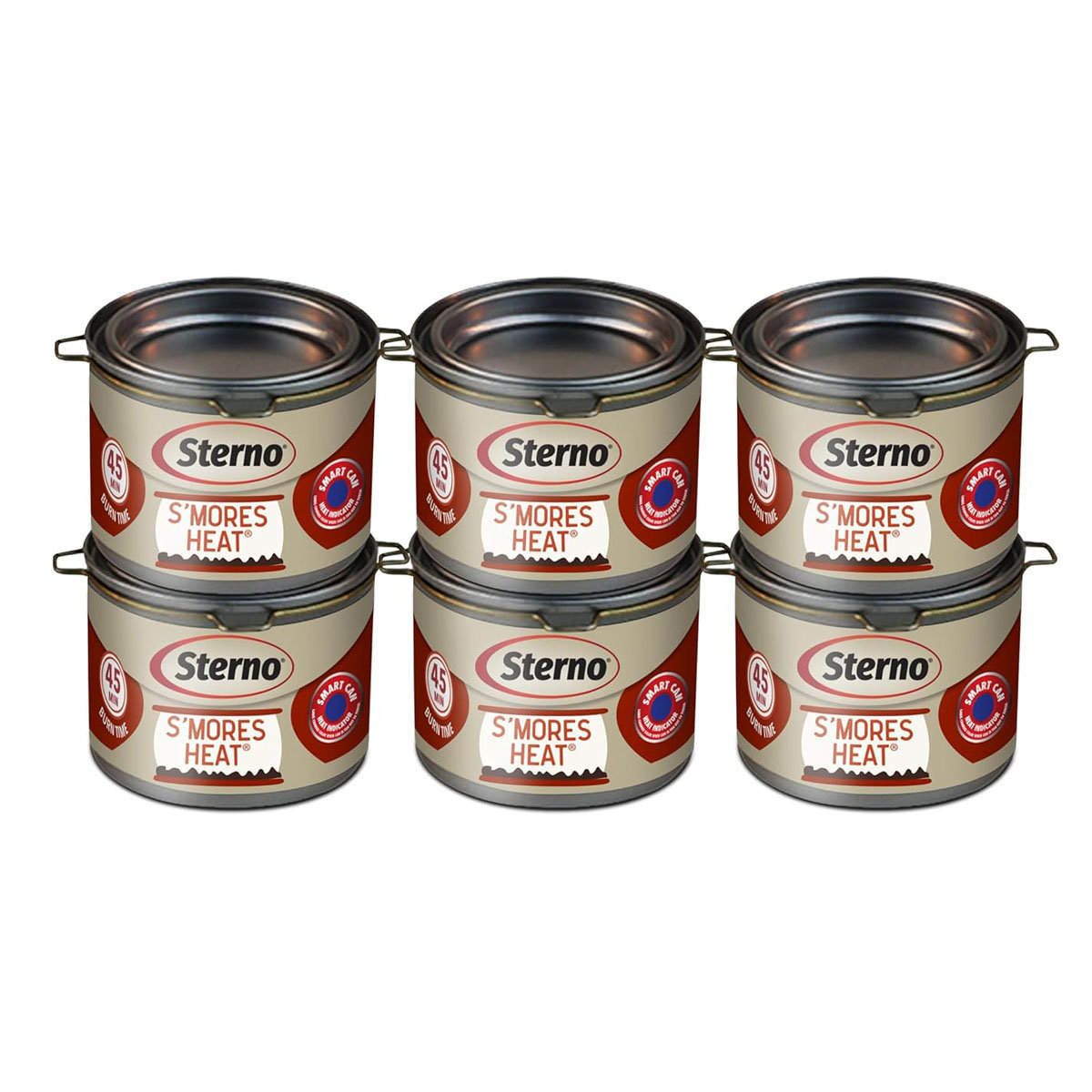 INKEDZ Sterno S'mores Heat Ethanol Fuel Can - Ethanol Gel Cans with 45 ...