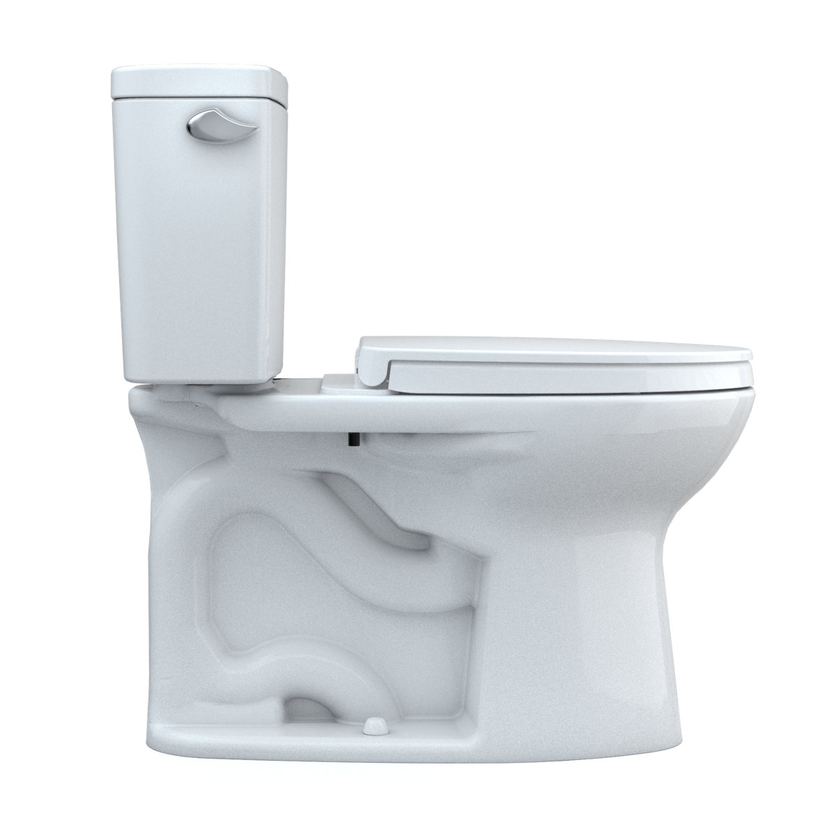 TOTO Drake® 1.6 GPF Elongated Two-Piece Toilet with Tornado Flush (Seat ...