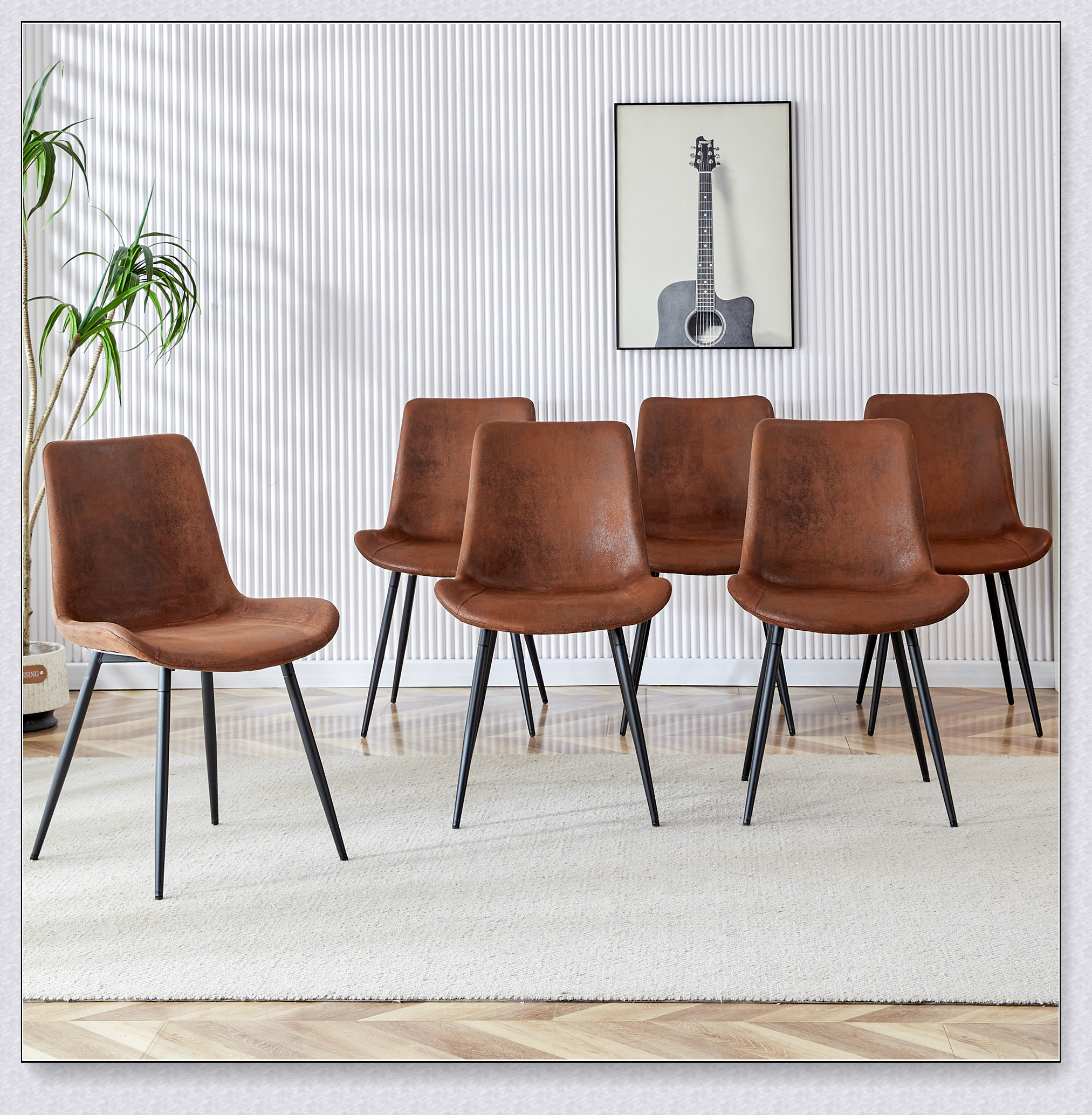 Rosdorf Park Suede Dining Chair | Wayfair