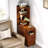Alcott Hill® Solid Wood End Table With Drawers And Reversible Corner ...