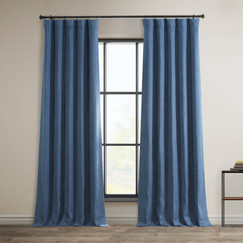 Blue Curtains & Drapes You'll Love | Wayfair