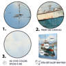 Breakwater Bay Fishing Boat Canvas Wall Art, Harbor Coastal Landscape ...