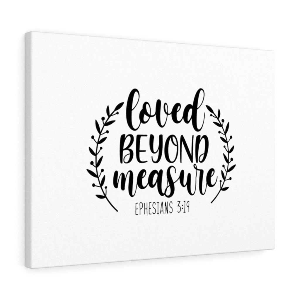 Blue Elephant Love Beyond Measure Ephesians 3:19 - Wrapped Canvas ...