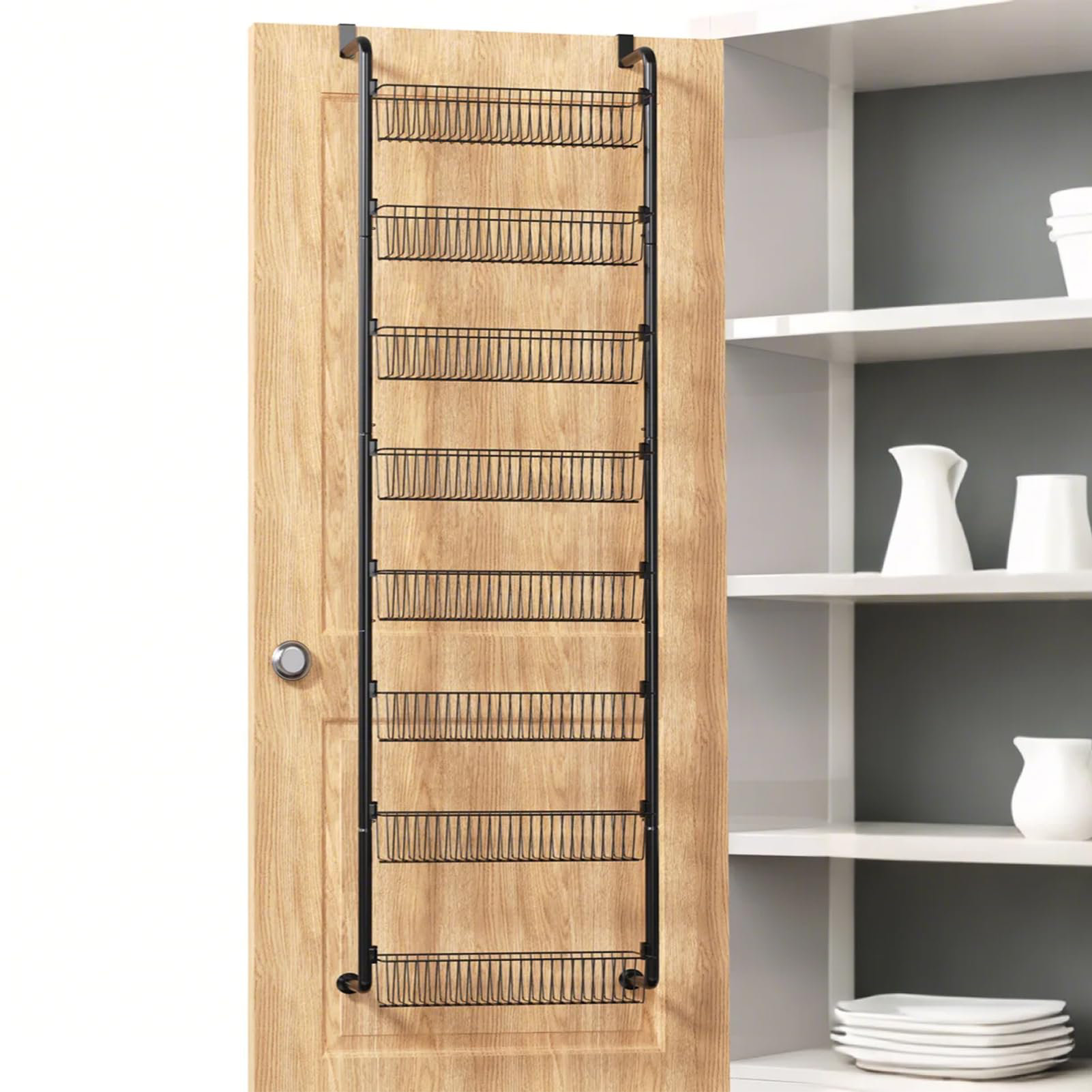 Mint Pantry Over The Door Pantry Organizer, 8-Tier Pantry Organization ...