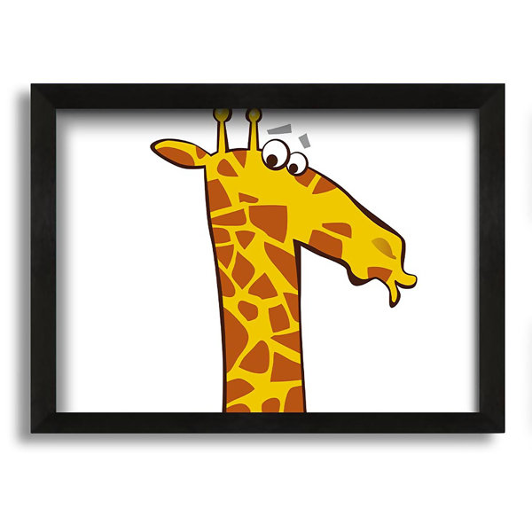 Isabelle & Max Funny Confused Zebra White - Single Picture Frame ...