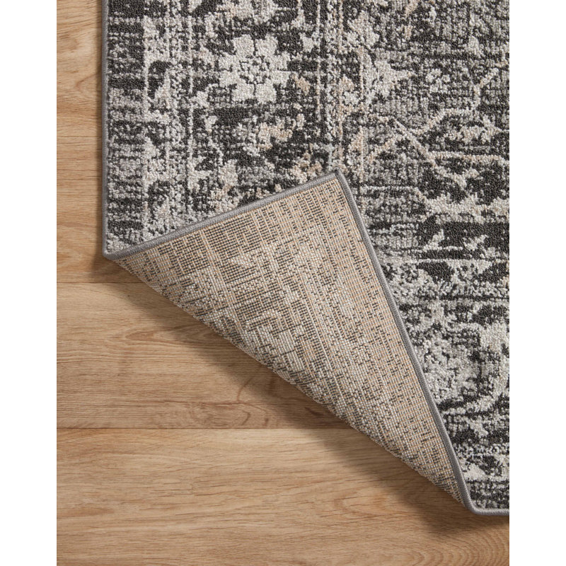 Lark Manor™ Aliyana II Charcoal / Silver Area Rug & Reviews | Wayfair