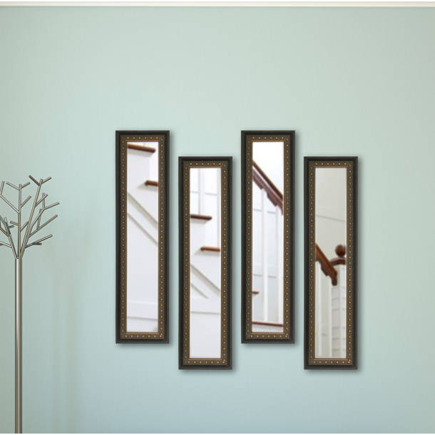 Astoria Grand Derrell Solid Wood Rectangle Wall Mirror | Wayfair