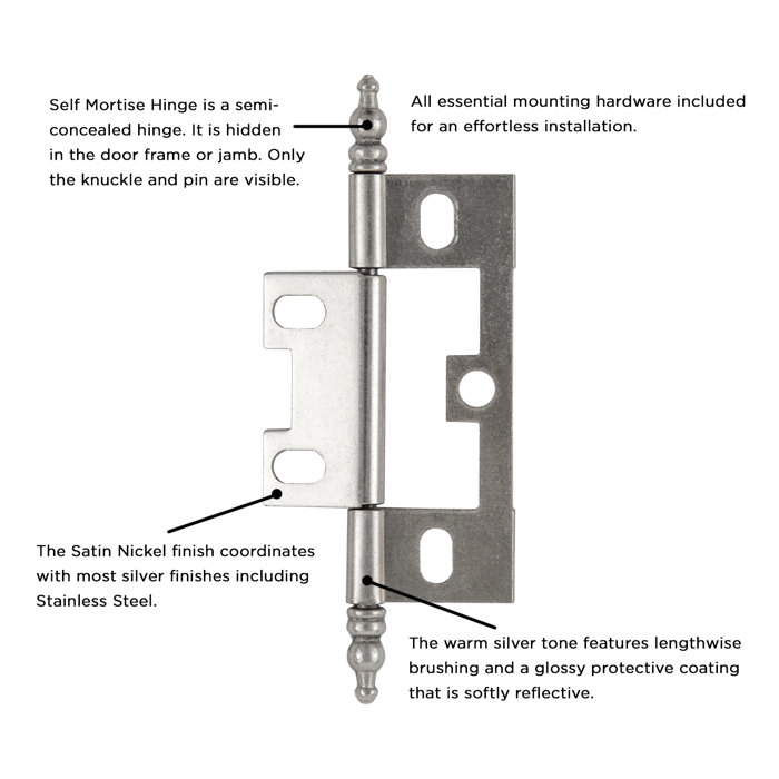 HickoryHardware Free Swing Door Hinge & Reviews | Wayfair