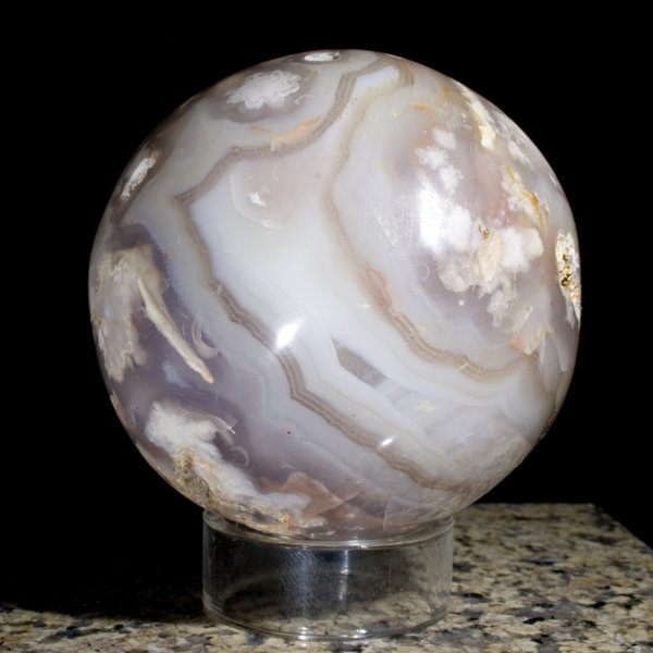 Dakota Fields Anya-Beth Large Complex Agate Sphere | Wayfair