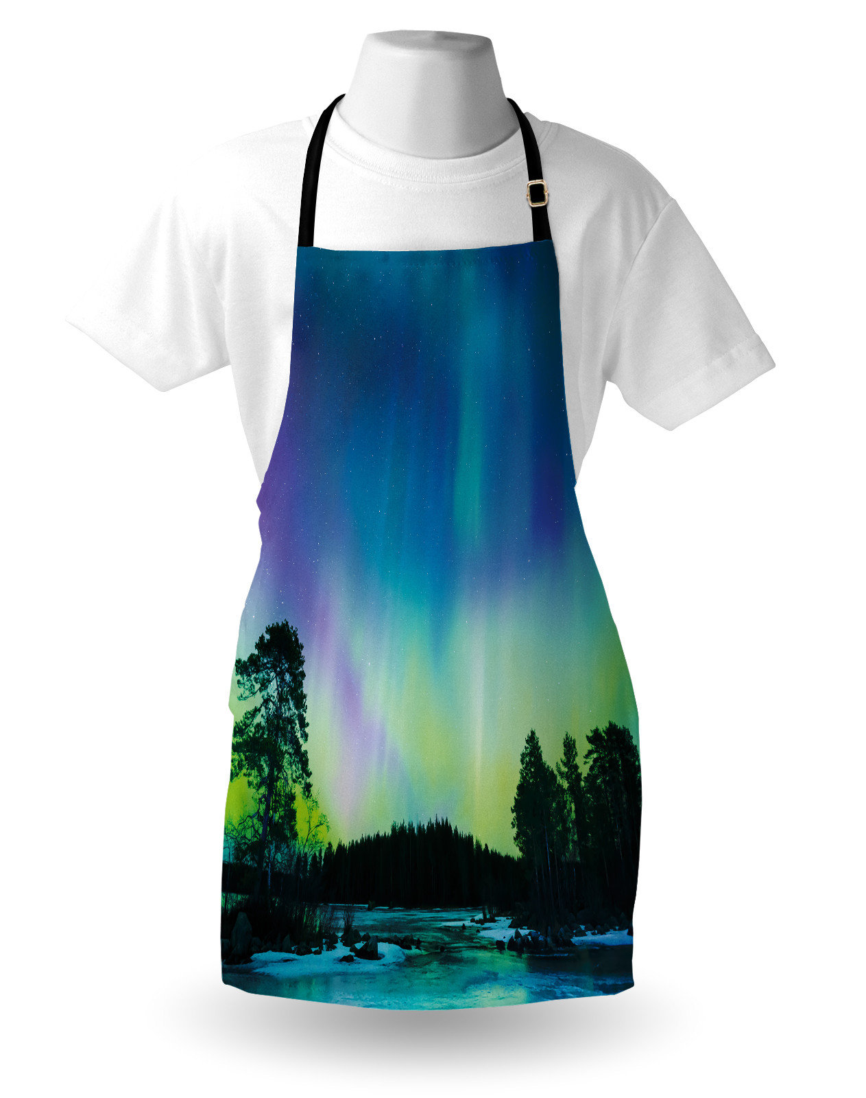 East Urban Home Landscape Apron Unisex, Lake Forest Woods, Adult Size ...