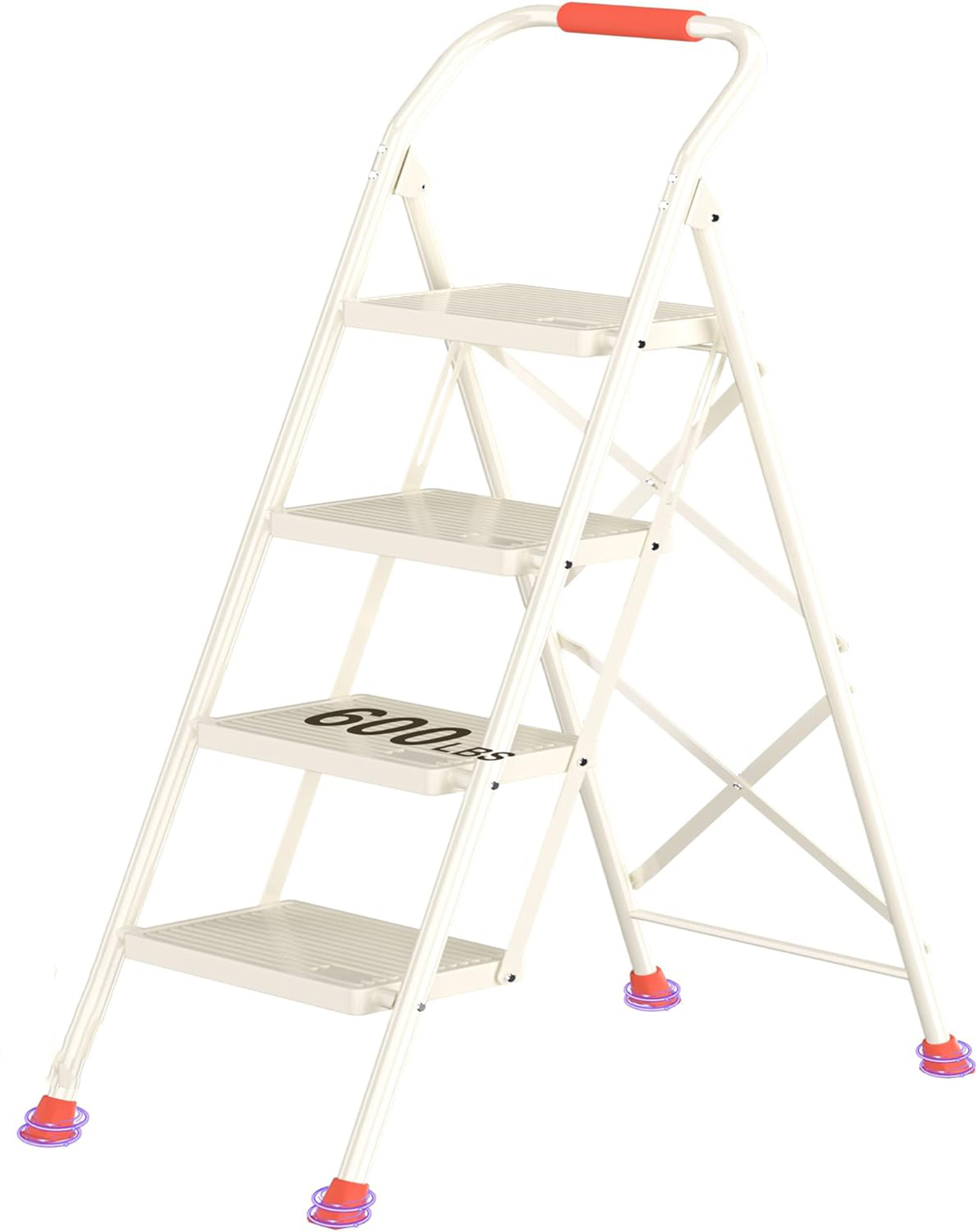 WFX Utility™ Step Ladder Foldable Folding Stool - for Home Adults ...