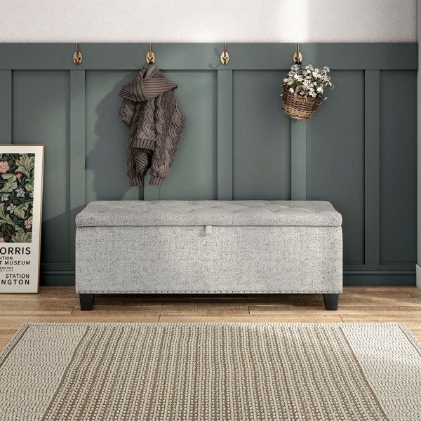 Latitude Run® 48" Wide Linen Storage Bench | Wayfair