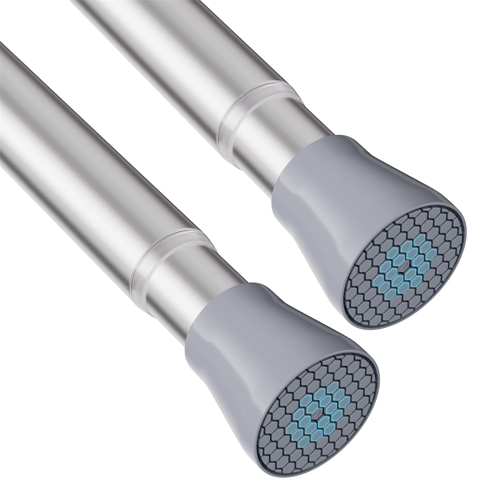 Symple Stuff Shower Pole 2P Telescopic Shower Rail, Extendable Curtain ...