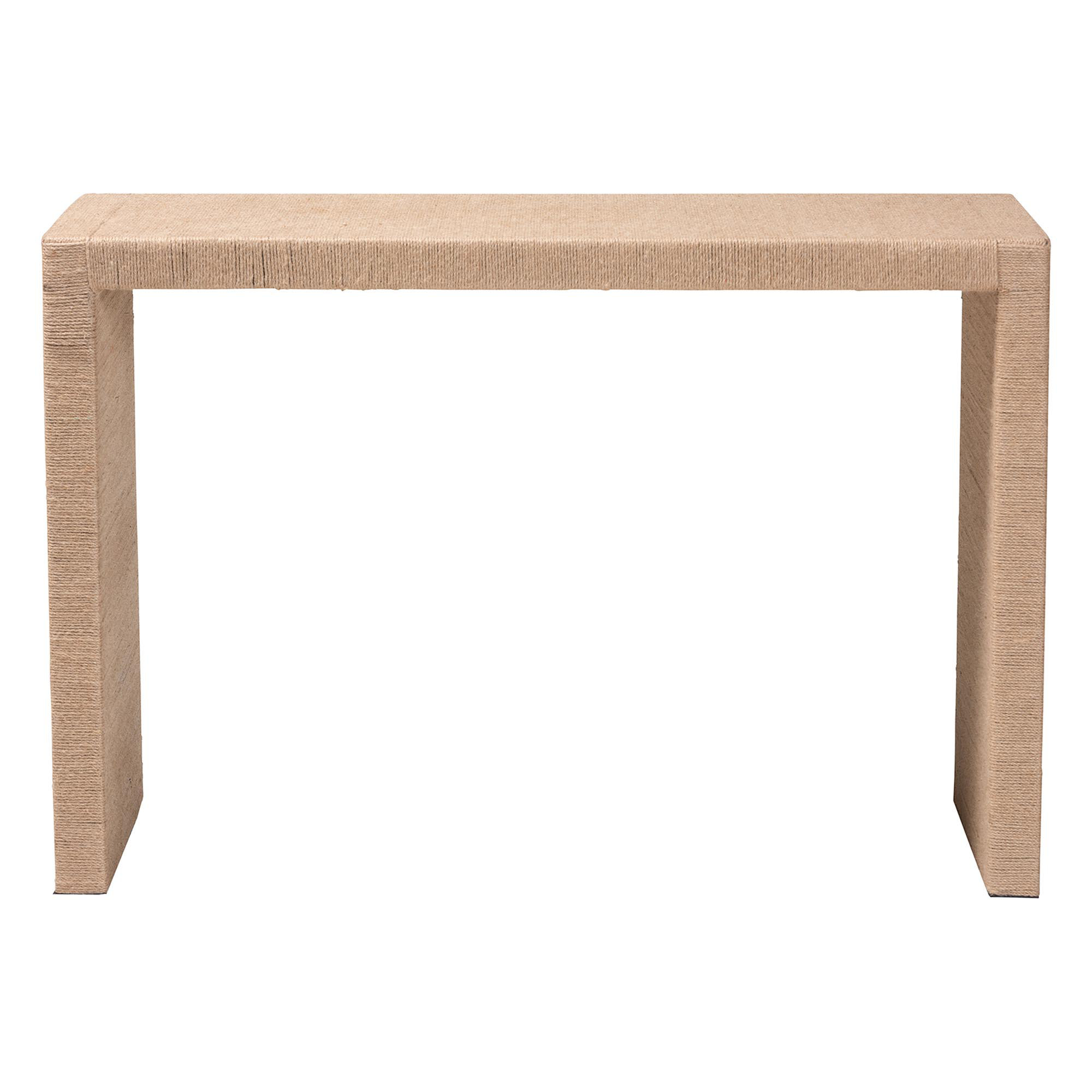 Dovecove Caleta Colandra Modern Bohemian Seagrass and Wood Console ...
