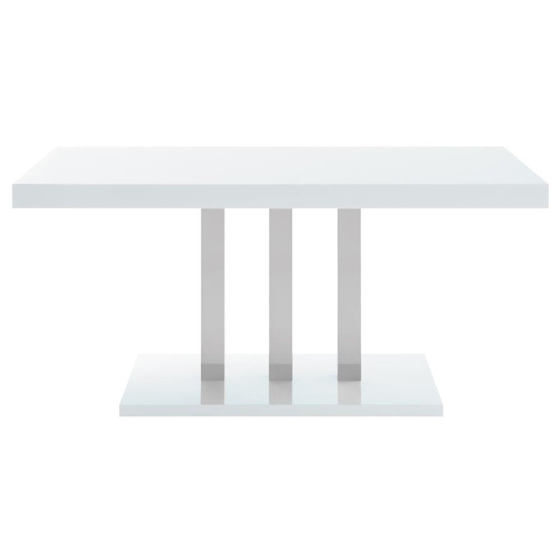Brayden Studio® Ao 63" Pedestal Dining Table & Reviews | Wayfair