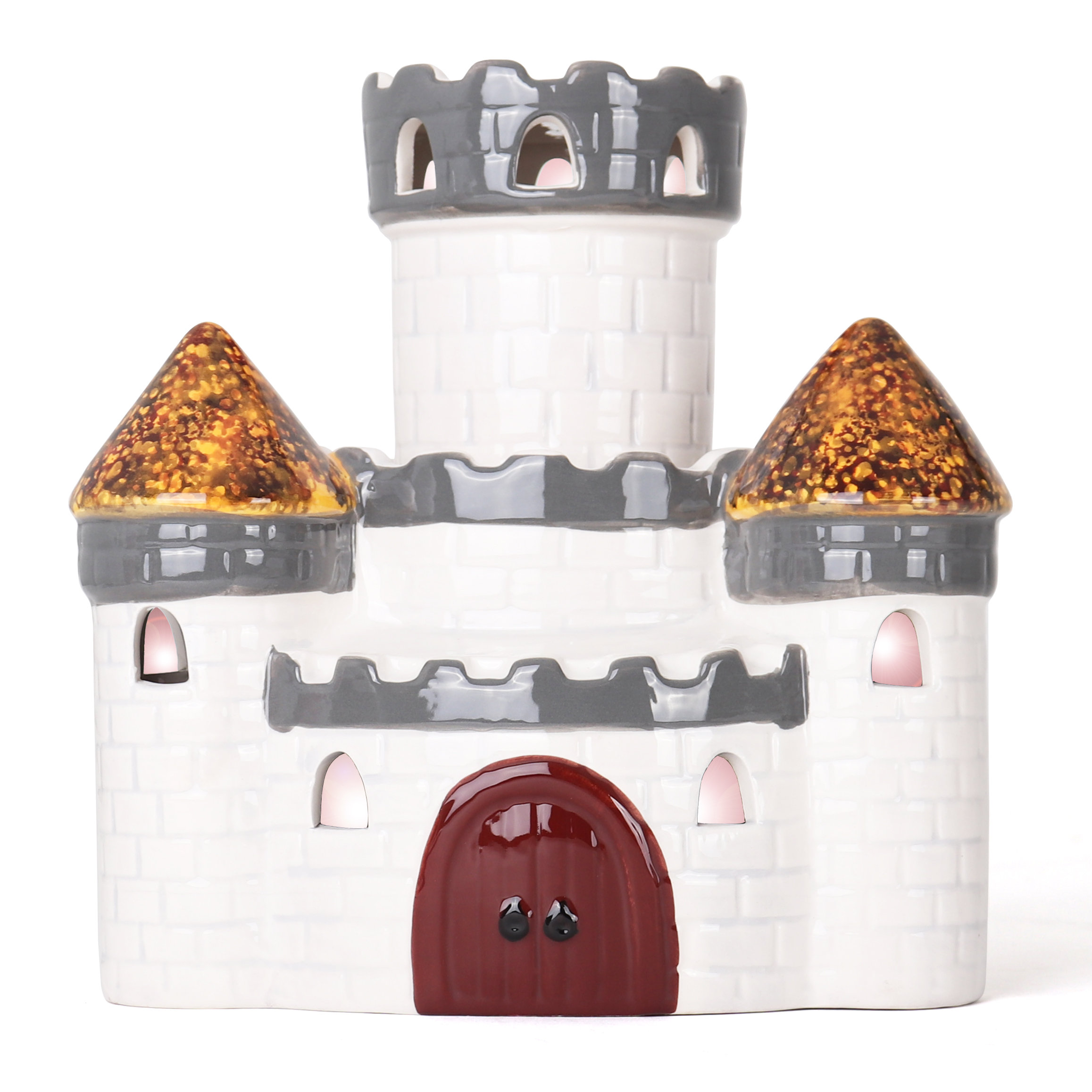 Astoria Grand Lighted Ceramic Castle | Wayfair