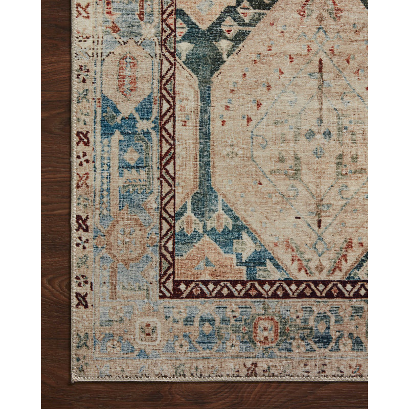 Magnolia Home by Joanna Gaines x Loloi Lenna Denim / Sand Area Rug ...