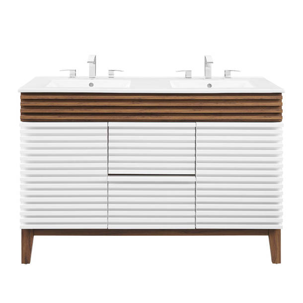 Modway Render 48" Single Bathroom Vanity Base Only & Reviews | Wayfair