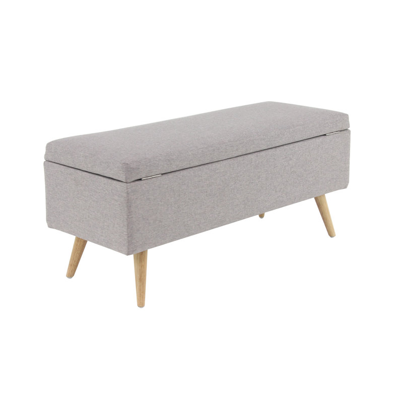 George Oliver Padillo Upholstered Flip Top Storage Bench & Reviews ...