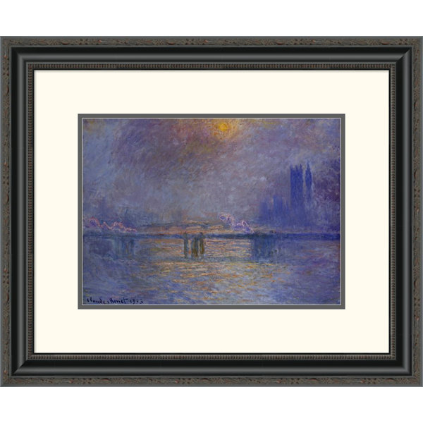 Vault W Artwork " Charing Cross Bridge, The Thames " by Claude Monet ...