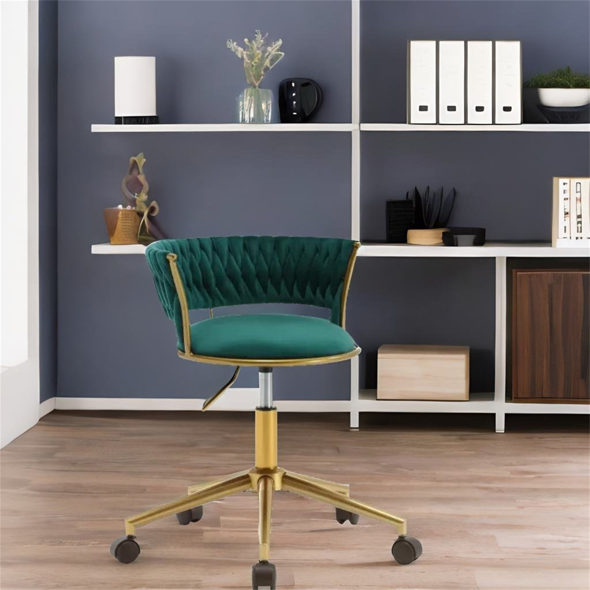 Mercer41 Sharron Velvet Task Chair | Wayfair
