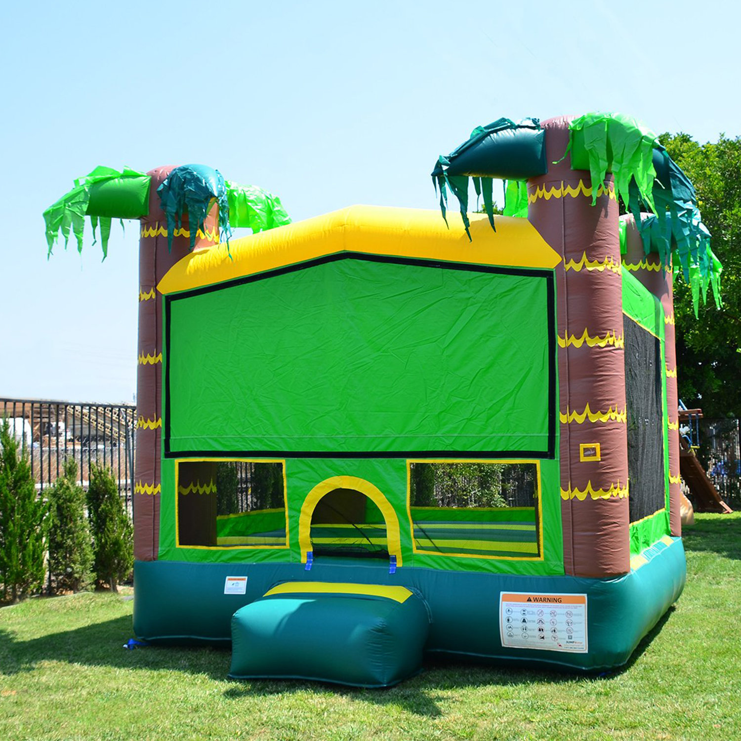 JumpOrange Tropical Aloha Commercial Grade Bounce House for Kids (with ...