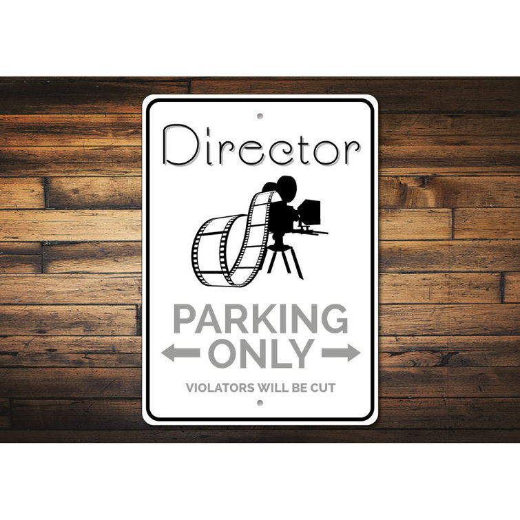 Lizton Sign Shop, Inc Director Parking Aluminum Sign | Wayfair