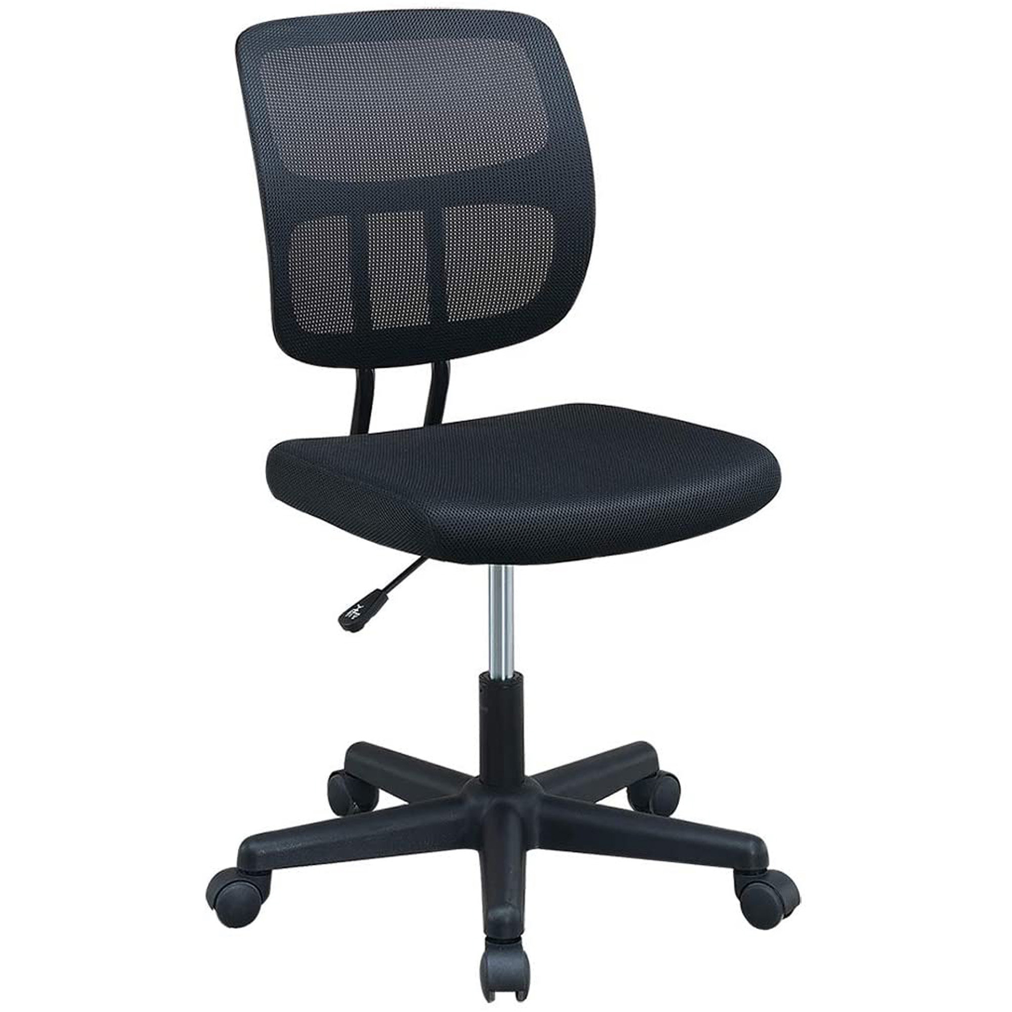 Ivy Bronx Elegant Design 1pc Office Chair Black Mesh Desk Chairs wheels ...