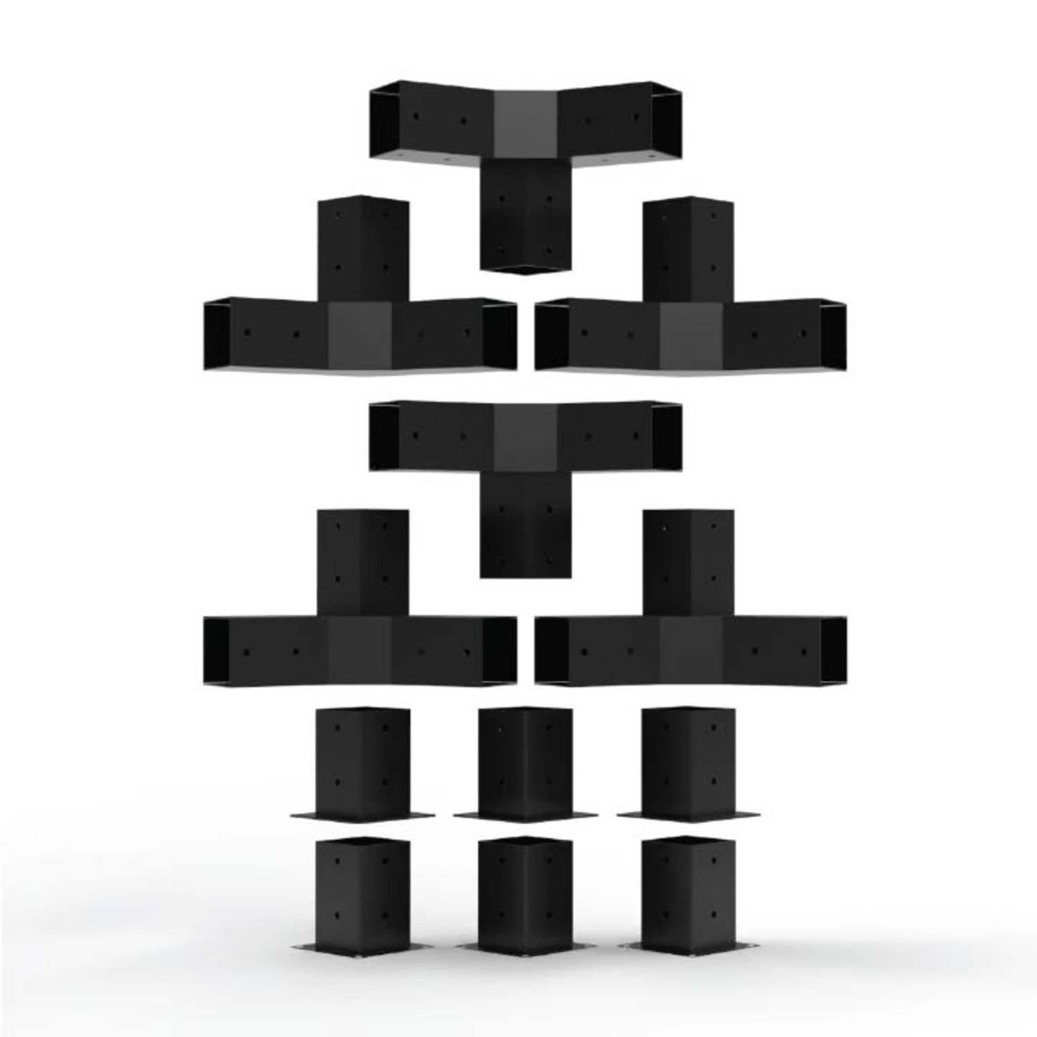 Bjorn Woodworks Hexagon Gazebo Bracket Kit For 4x4 Lumber | Wayfair