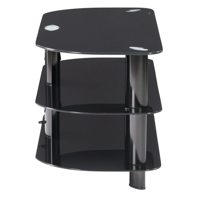 Latitude Run® Baxley 40'' Glass Media Console & Reviews | Wayfair