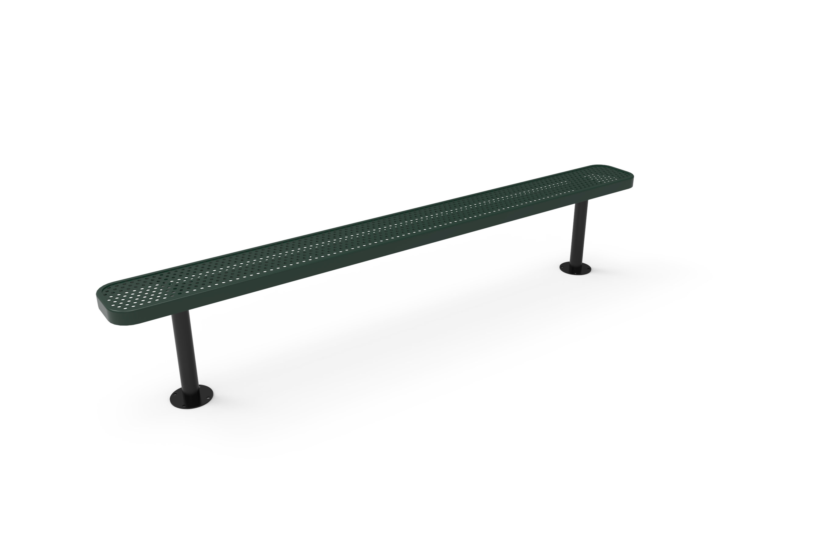 Coated Outdoor Furniture B8WBI-BRW Park Bench Back, 8 Ft, Brown | Perigold