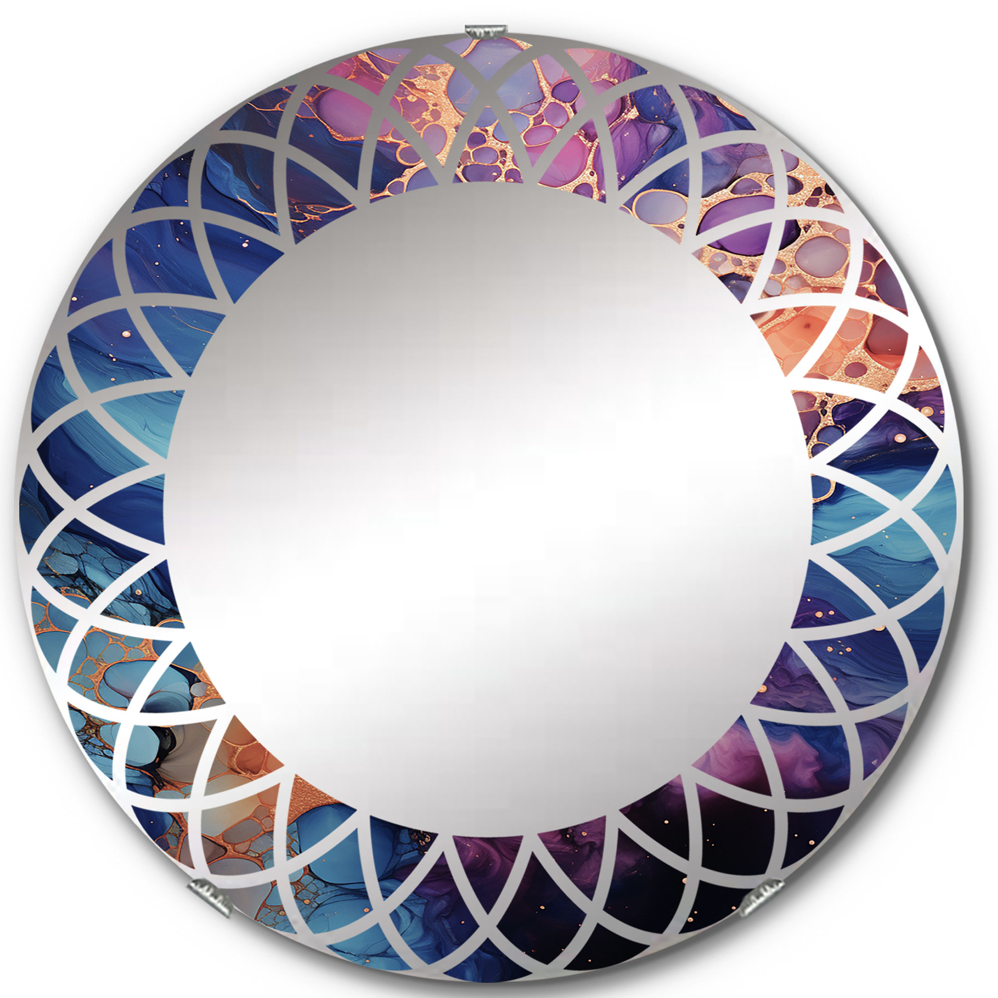 East Urban Home Tifford - Modern Wall Mirror Round | Wayfair