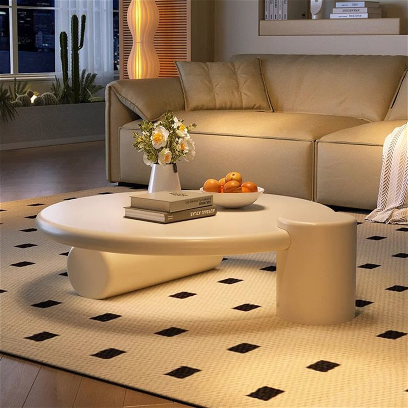 Latitude Run® Kentrelle Solid Wood Abstract Coffee Table | Wayfair