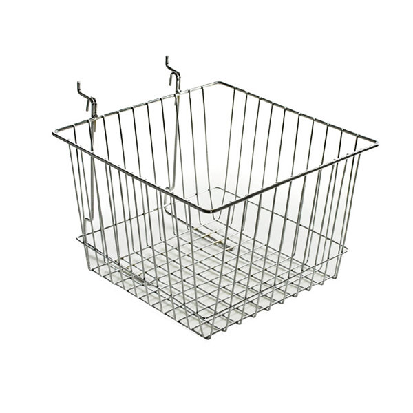 Azar Displays 4.25"H Chrome Wire Basket, 2-Pack | Wayfair