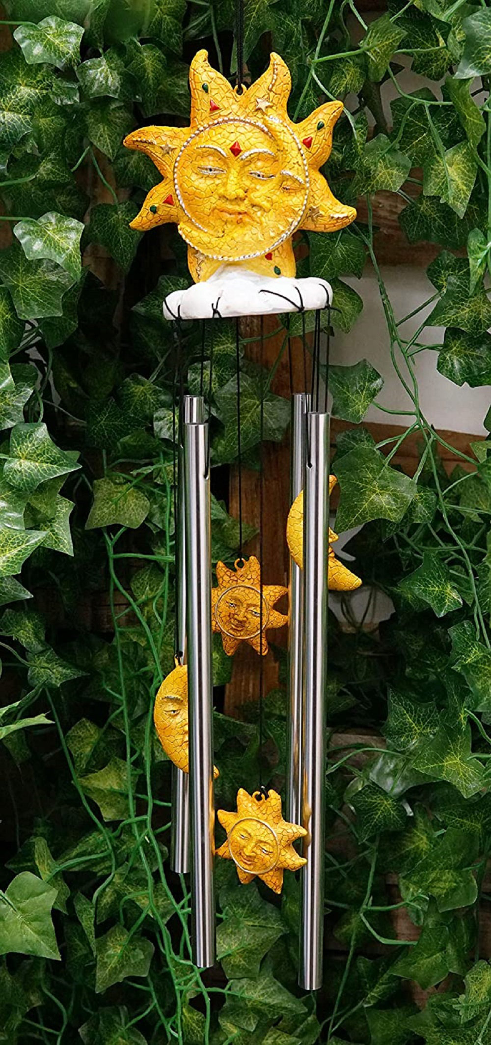 Dakota Fields Aduo Celestial Heavens Mosaic Sun Wind Chime | Wayfair
